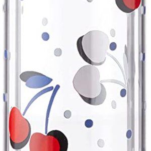 kate spade | Dining | Kate Spade Vintage Cherry Dot Water Bottle Clear ...